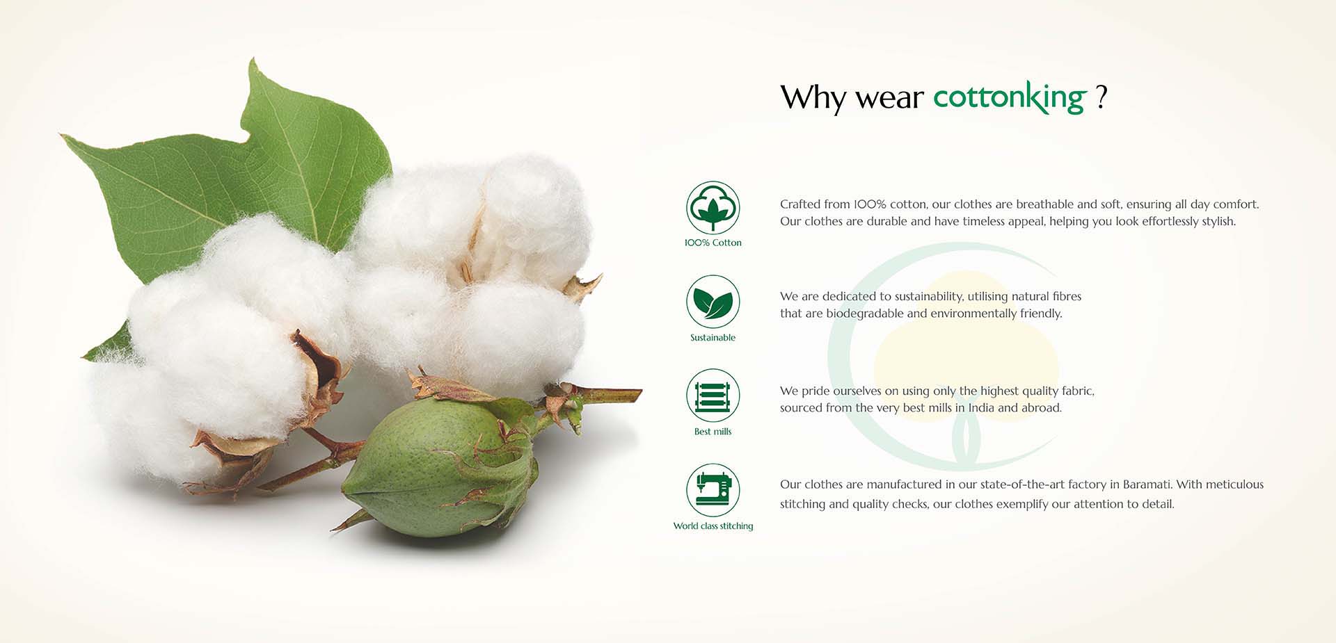 Cottonking - 100% Pure Cotton Collection for Men